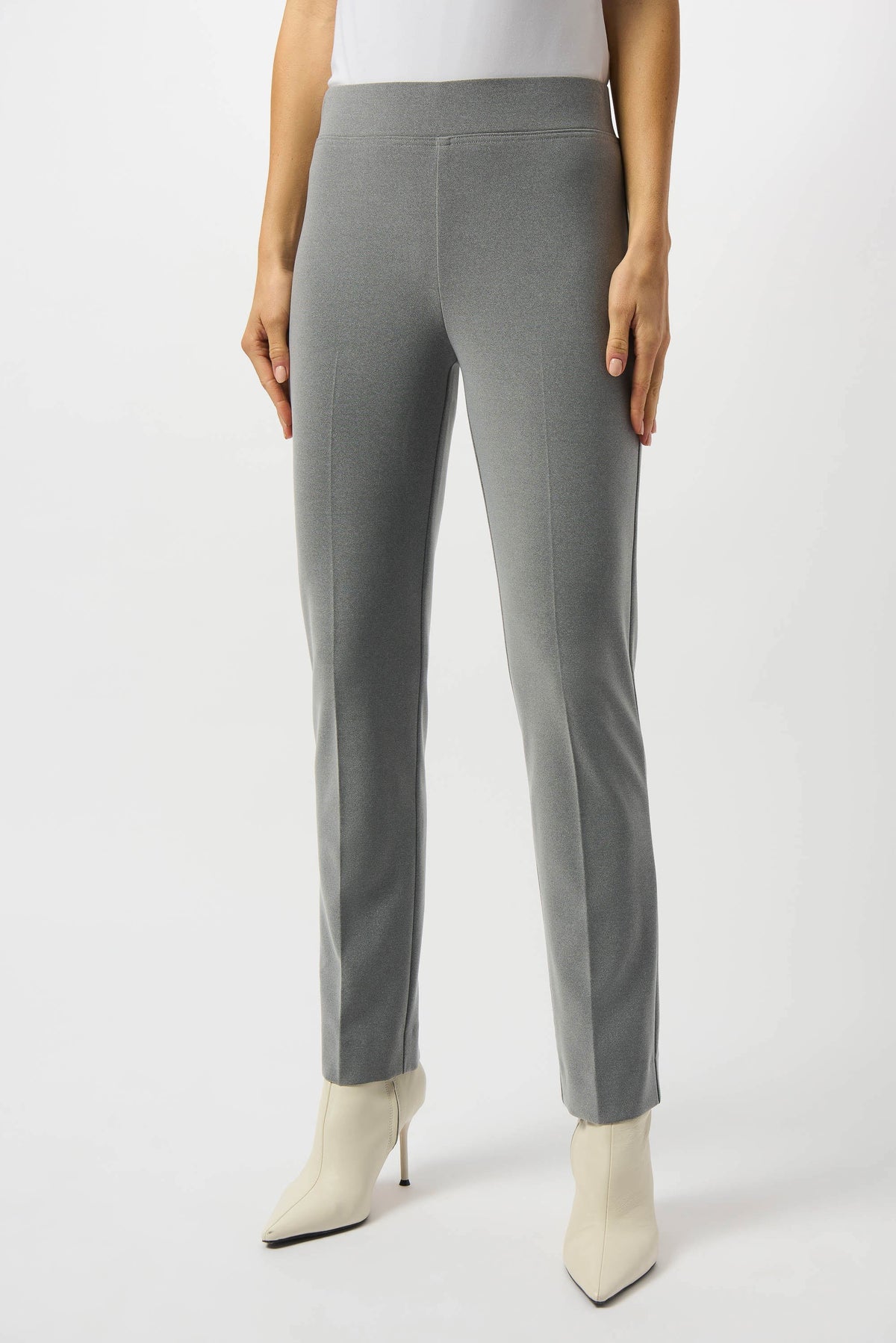 Melange Silky Knit Straight Leg Pull-On Pants (253295) – Violet's of ...
